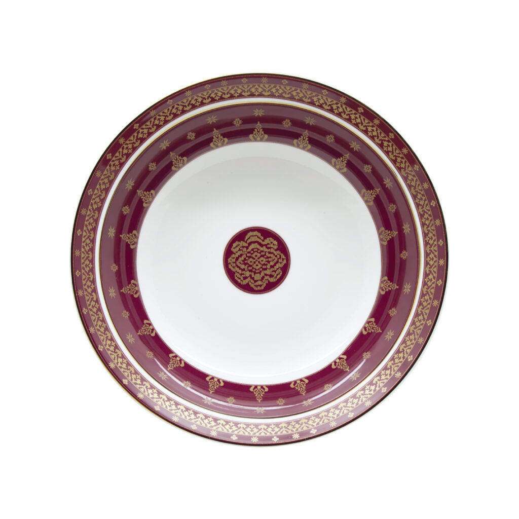 Ghea Panggabean Songket Series – Vegetable Bowl Red – Zen Tableware ...